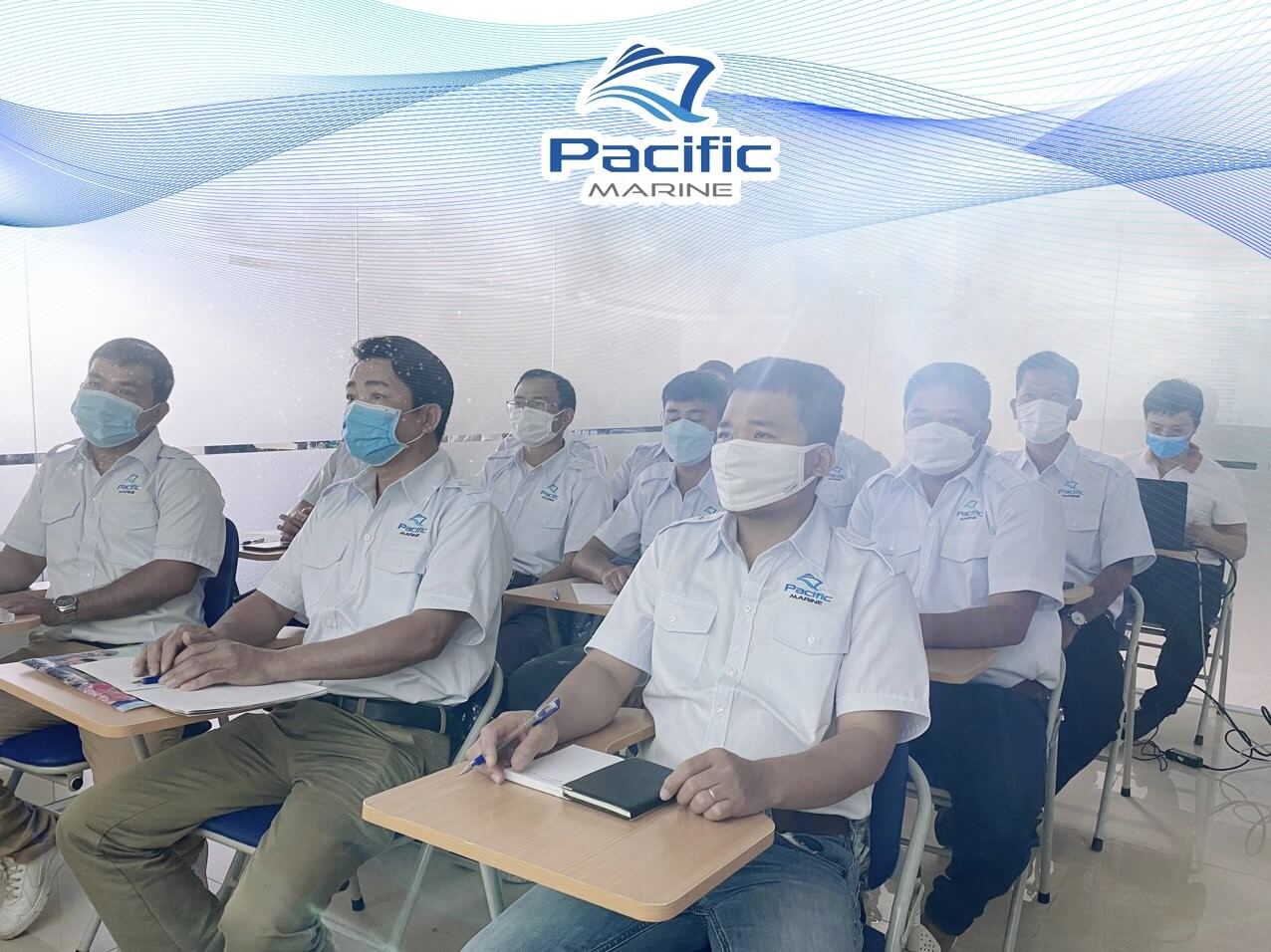 Safety training course before boarding at Pacific Marine - Pacific ...
